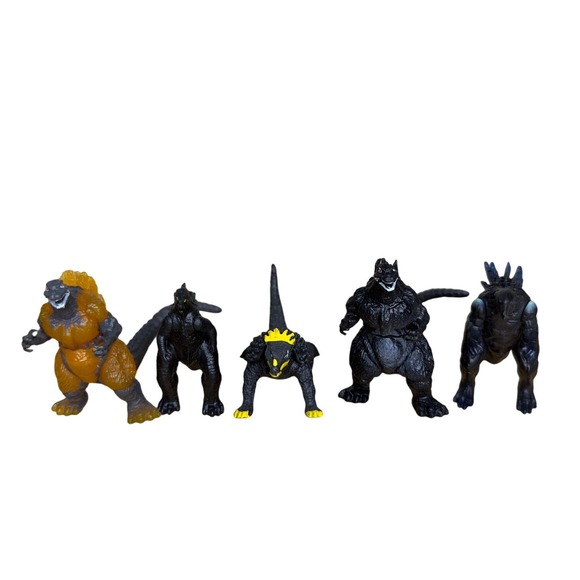 Vintage | Toys | Vintage Godzilla Mini Figures Lot Of 5 Guc 3 | Poshmark